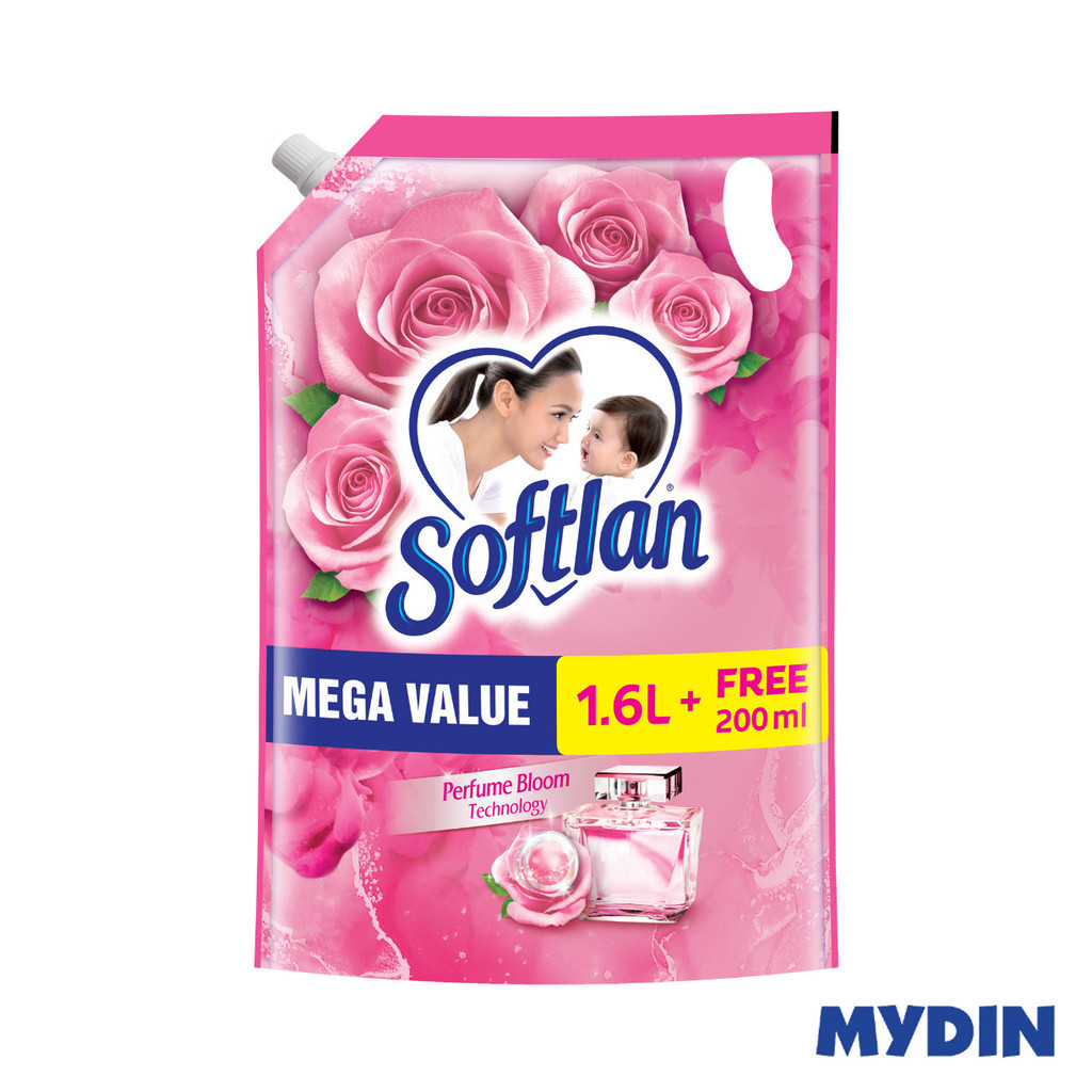 Softlan Anti Wrinkles Refill (1.6L + 200ml) - 3 Variants | Shopee Malaysia