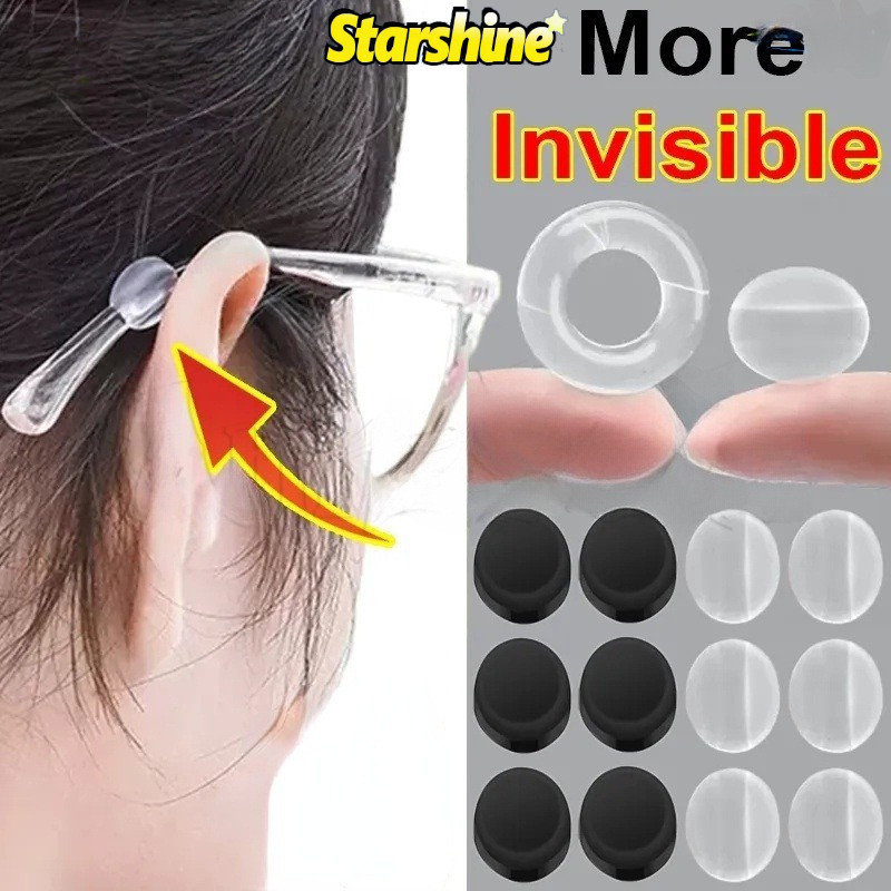 Multi-Style Soft Silicone Glasses Leg Cover/ Simple Elastic Circular ...