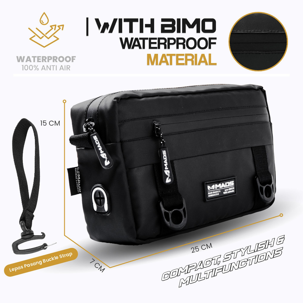 Mr Mads - Kyler Clutch Bag - Tas Selempang Handbag Pria Sling Bag Pouch ...