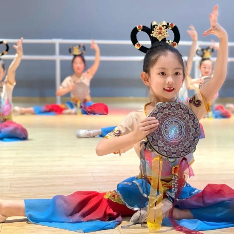 Feitian Music Drum Performance Costume Dunhuang Dance Murals Unique ...