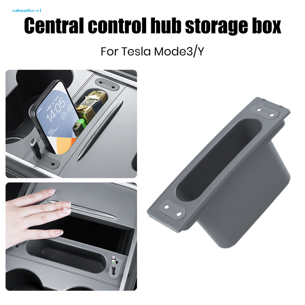 Ca Auto Organizer Tesla Model 3/y Central Control Storage Box Organizer ...