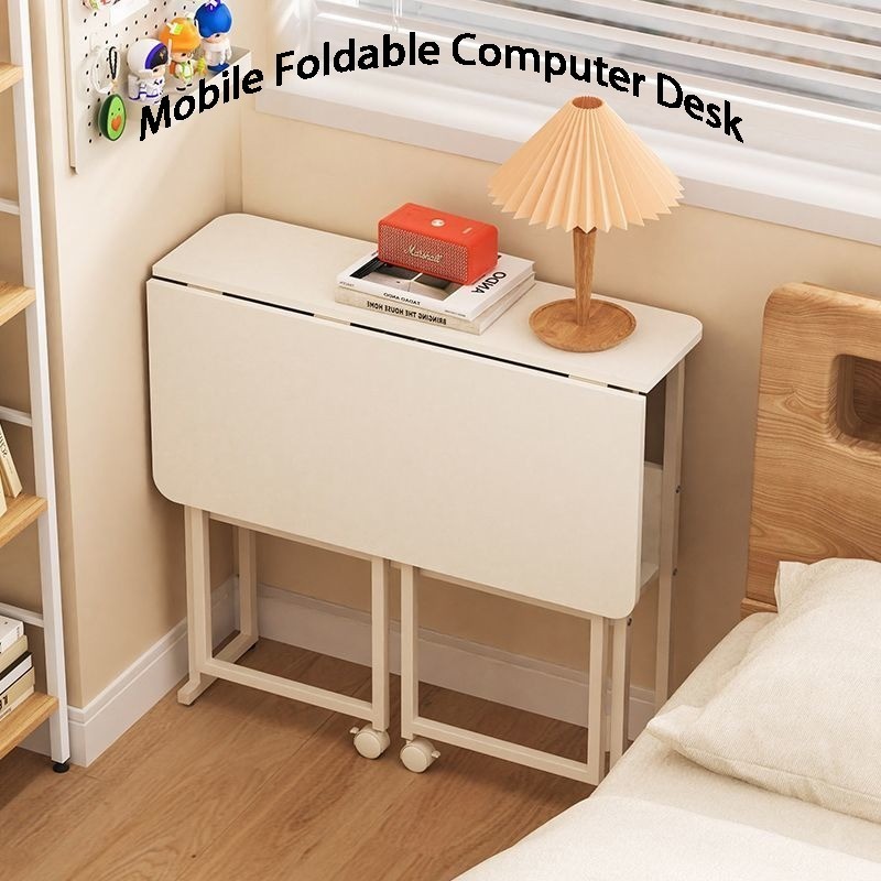 Flexible Folding Computer Desk Movable Foldable Writing Desk Household ...