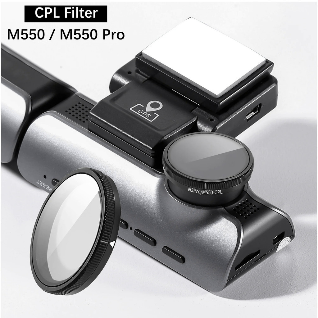 for AZDOME Dash Cam M550/ M550 Pro CPL Filter for AZDOME M550 HD Lens ...