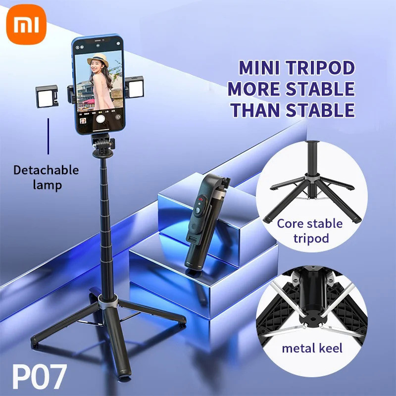 Xiaomi stick selfie dilanjutkan dengan jauh tanpa wayar dan tripod ...