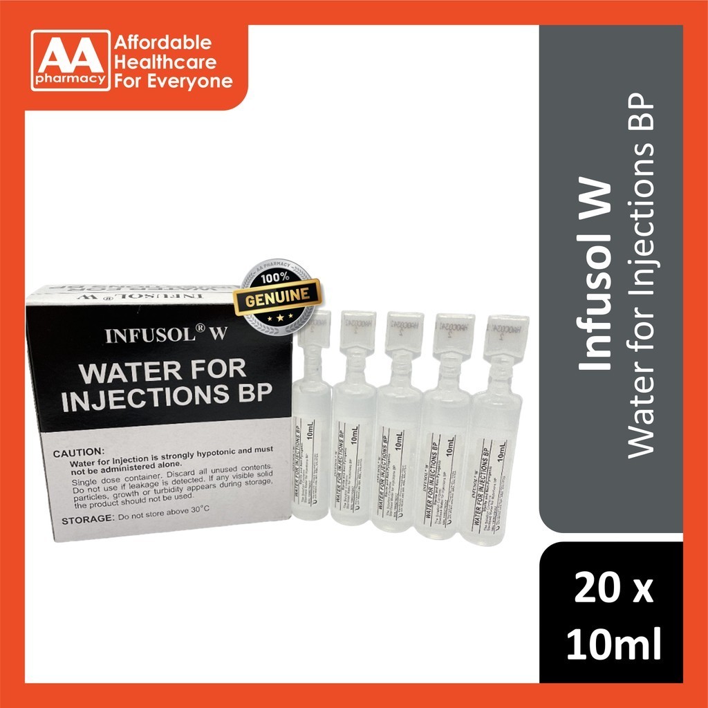 Infusol W Water For Injection BP (20 x 10ml) | Shopee Malaysia