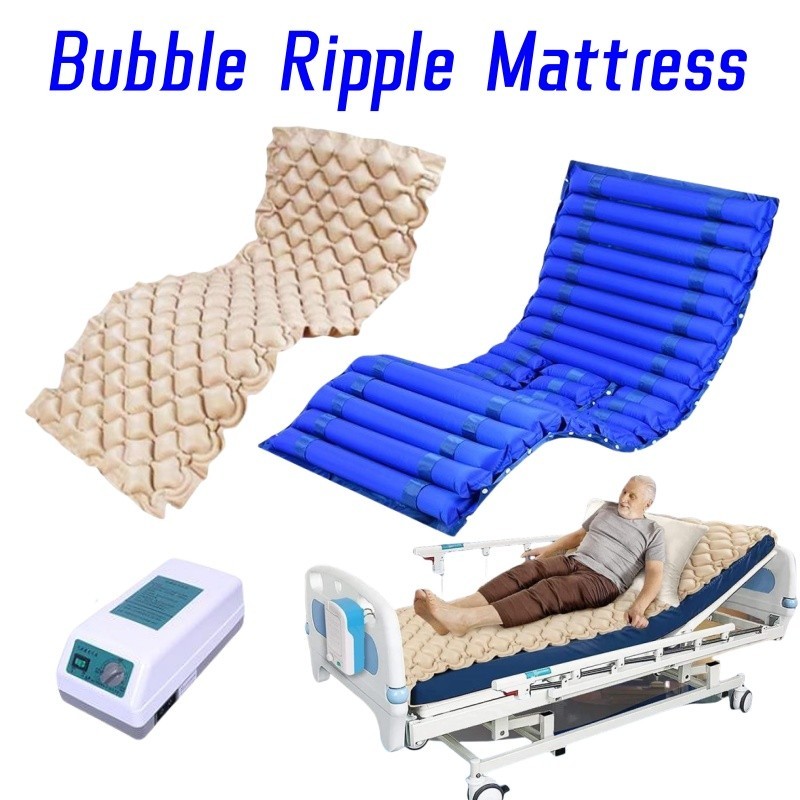 Anti-Decubitus Bubble Ripple Mattress with Adjustable Pump Anti Bedsore ...