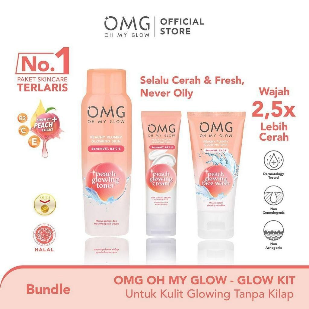 Omg OH MY GLOW - GLOW KIT Facial Care Package For Skin Looks GLOWING ...