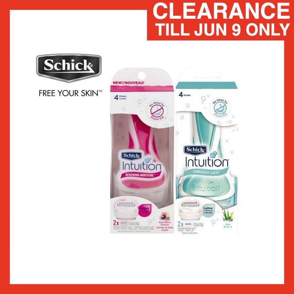 (SENSITIVE CARE) EW Schick Intuition Plus K2S Schick Intuition ...