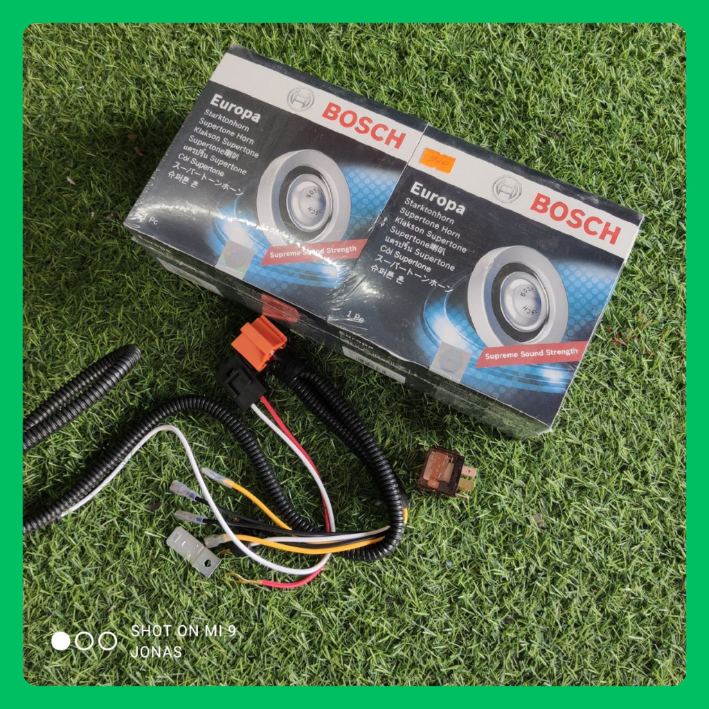 Bosch europa disc type horn with horn harness included plug and play ...