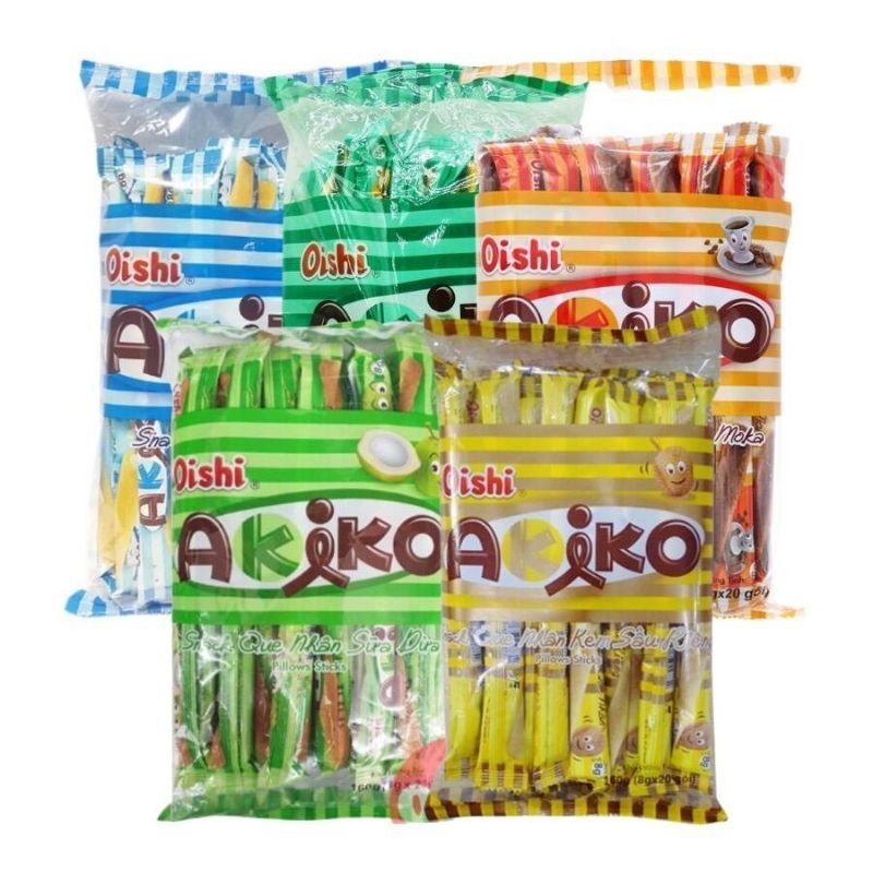 [7 Flavors] Akiko Chocolate / Akiko Coffee Moka / Snack Stick Akiko ...