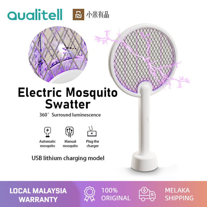 Xiaomi Youpin Qualitell Electric Insect Racket Electric Mosquito Killer Racket Rechargeable UV ...