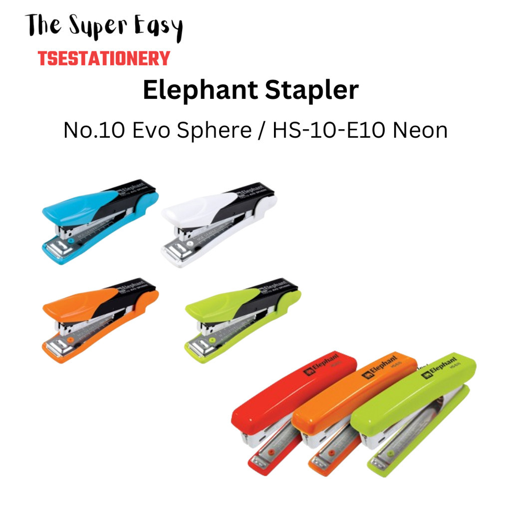 Elephant Stapler No. HS-E10 / No.10 Evo Super Star HD-10 Use No.10-1M ...