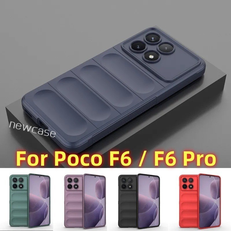 Liquid Silicone Casing For Xiaomi Poco F6 Pro 5G 2024 PocoF6 F6Pro ...
