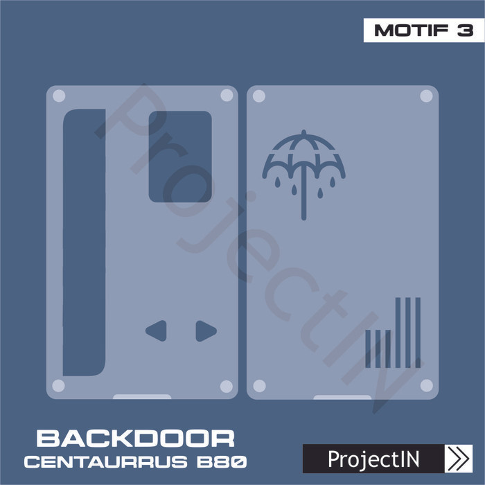 Projectin PANEL BACKDOOR CENTAURUS B80+MAGNET - MOTIF3 | Shopee Malaysia