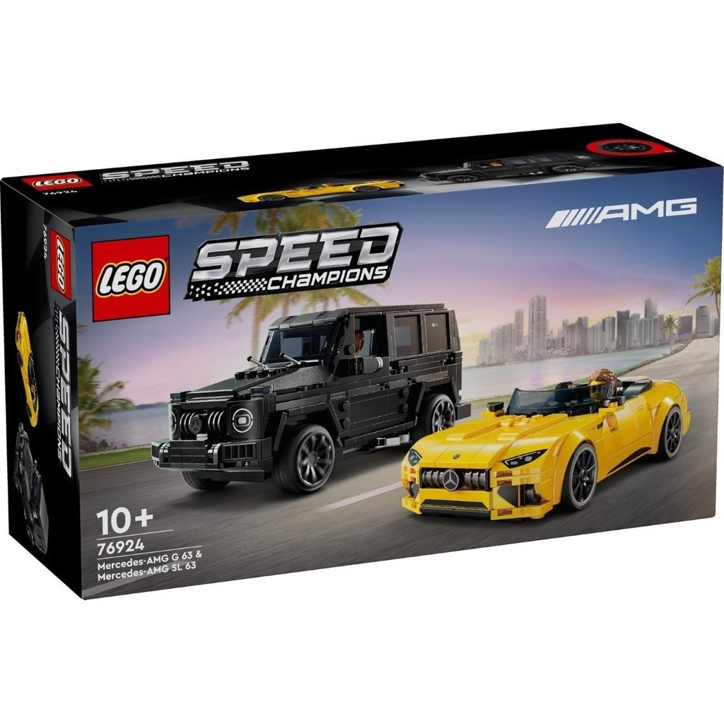 LEGO 76924 Speed Champions Mercedes-AMG G 63 & Mercedes-AMG SL 63 ...