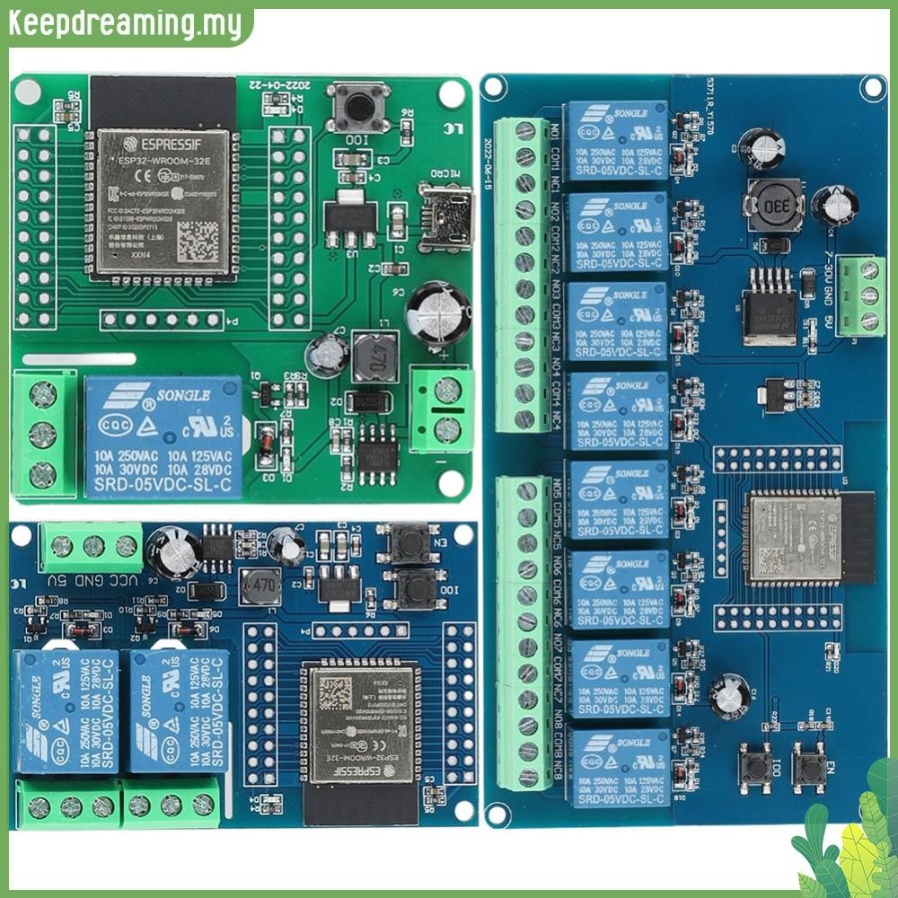 keepdreaming ESP32 Power Supply Module 1/2/8 Channel ESP32-WROOM ...