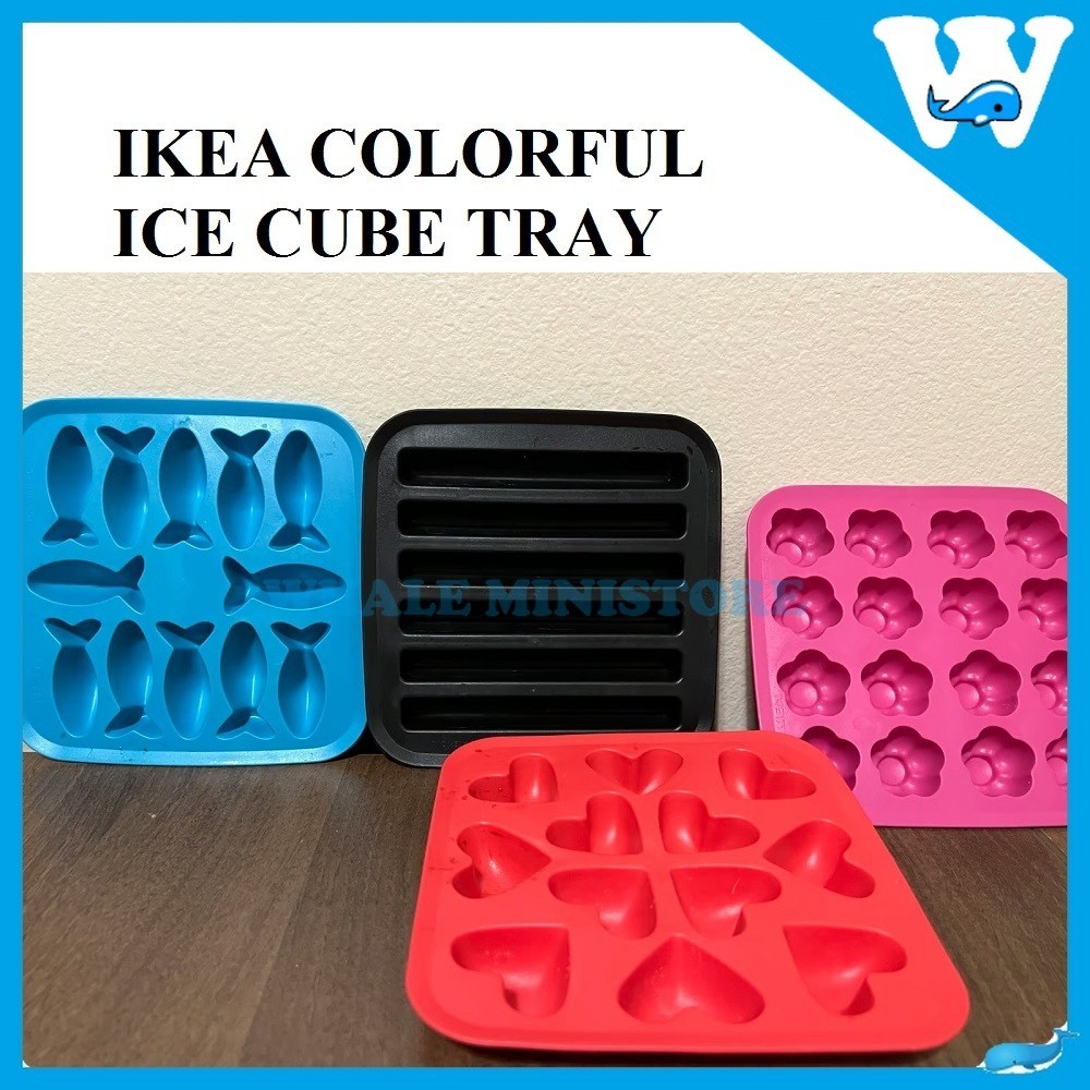 IKEA COLORFUL CUTE SHAPED ICE CUBE TRAY / AIS TRAY | Shopee Malaysia