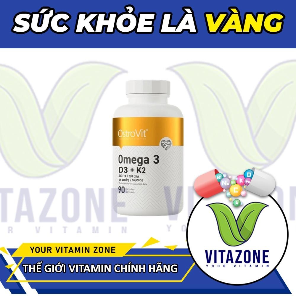 Ostrovit Omega 3 D3 + K2 Fish Oil Capsules (90-180v) | Shopee Malaysia
