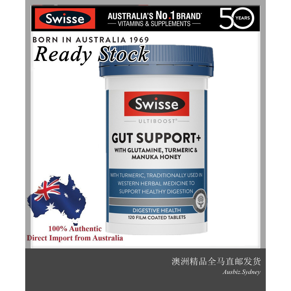 [Ready Stock EXP: 07/2026] Swisse Ultiboost Gut Support+ ( 120 Film ...