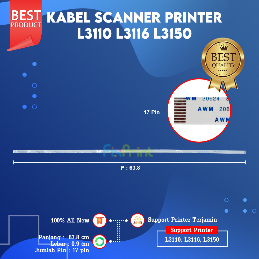 Flexible Cable Scanner Epson L3100 L3110 L3116 L3210 Printer Scan Data ...