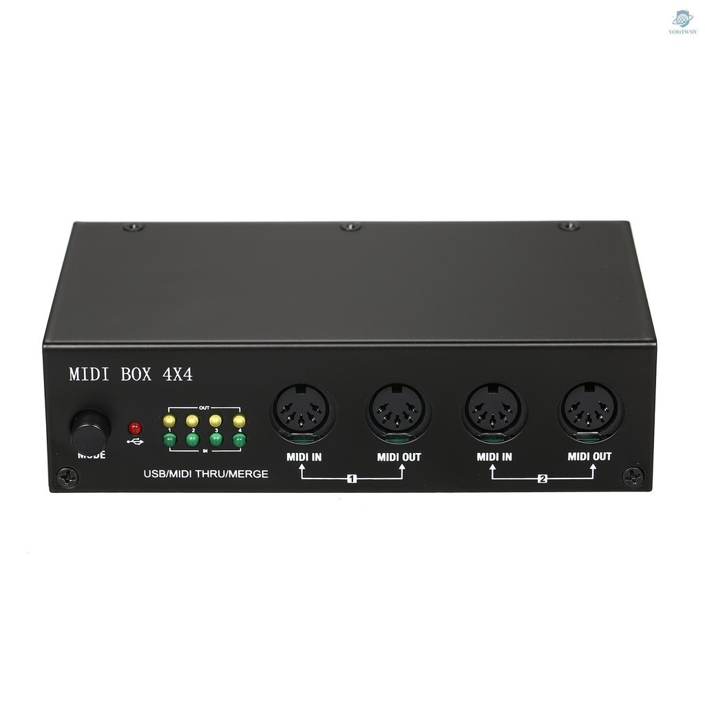 UM4X4 USB MIDI Interface 4 IN /4 Out 64 MIDI Channels 4i/4o + Merge ...