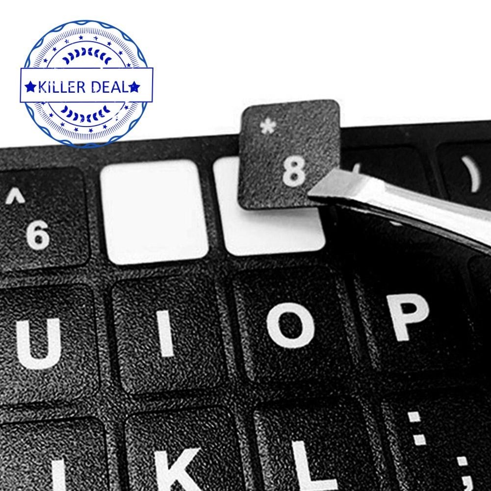 Frosted Letter Keyboard Stickers With Protective Film For Laptops And ...
