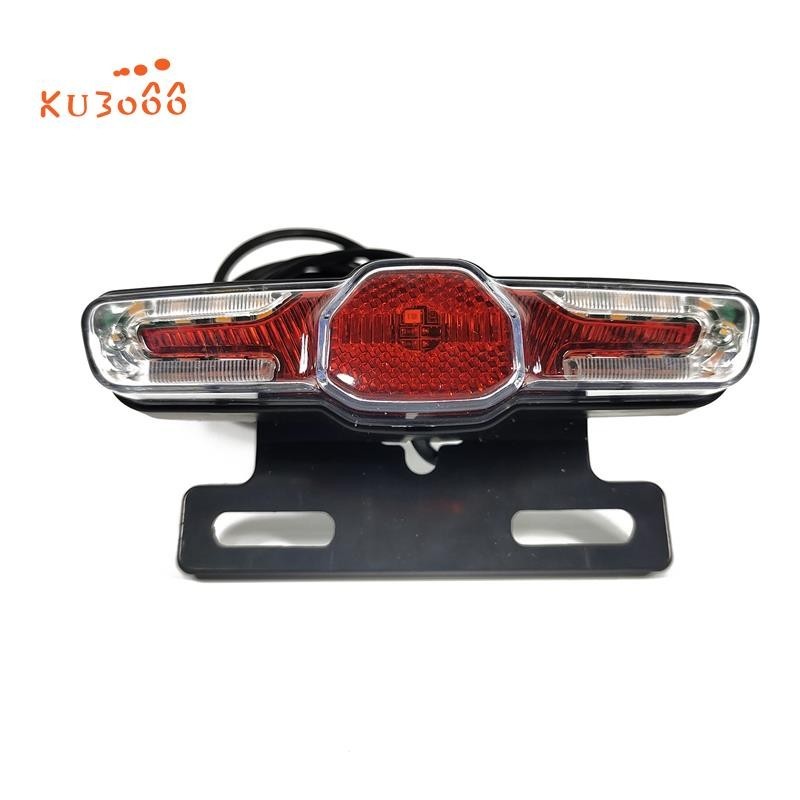 Electric Bicycle Tail Light Turn Signal Brake Light Compatible with 12 ...