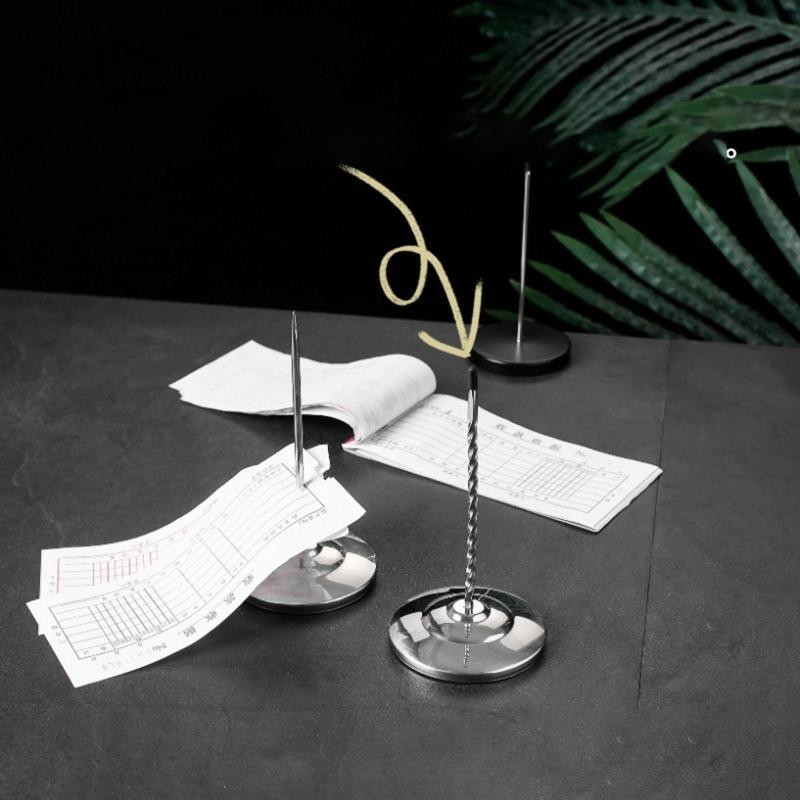 [ Desk Receipt Holder Paper Memo Holder Check Spindle Note Holder Bill ...