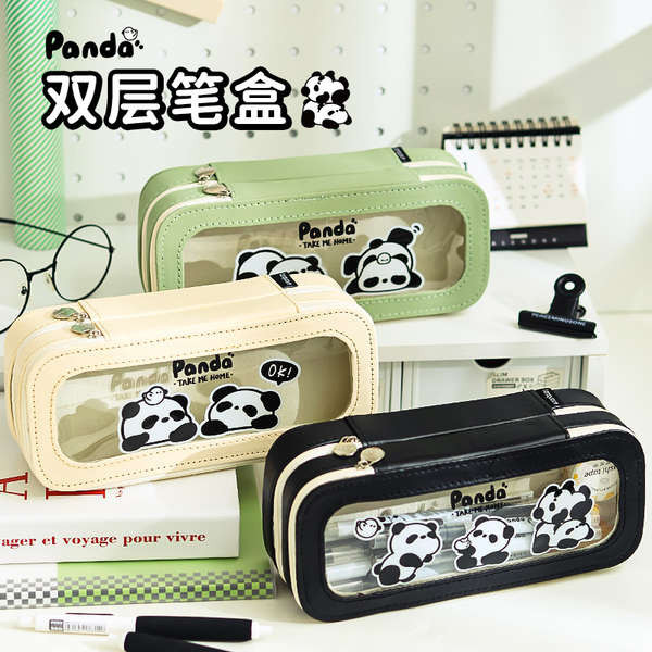 pencil box pencil box boy pencil box aesthetic Bekas pensel dua lapisan ...
