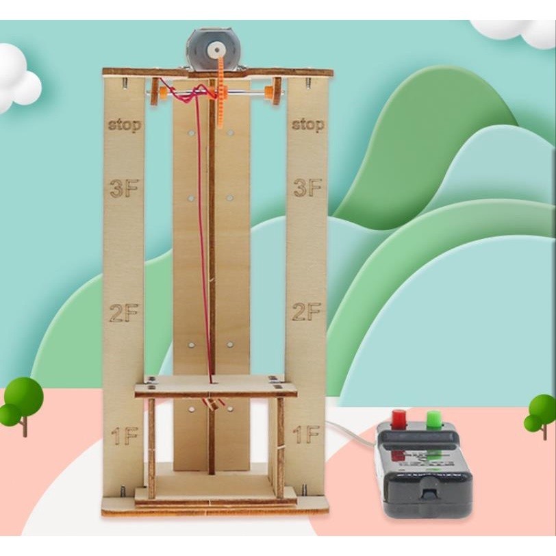 NEW GIFTED EDUCATION DIY Kids Science Educational Wooden DIY Electric ...