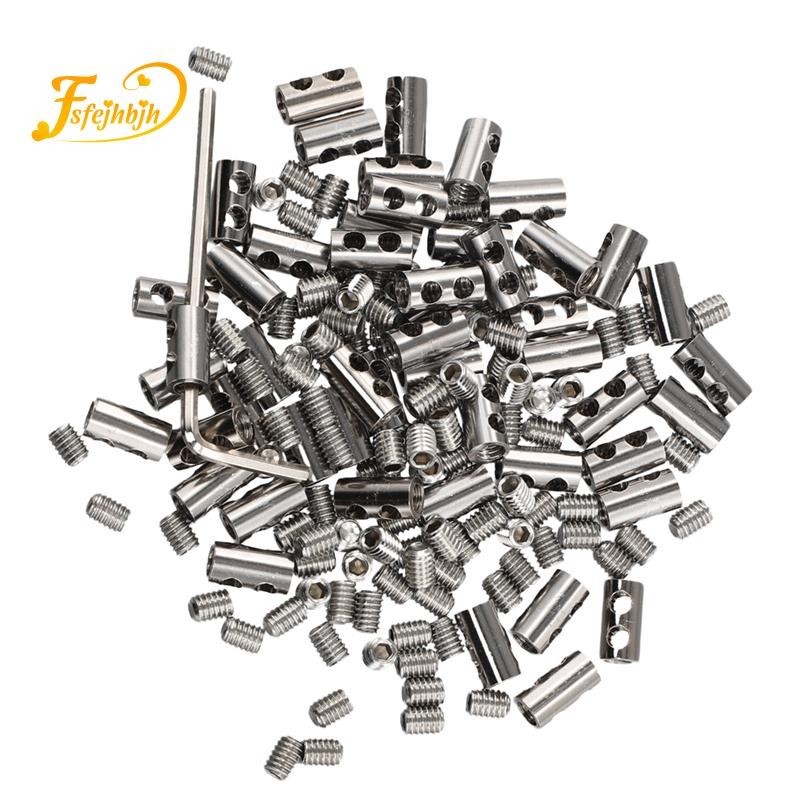 50Pcs Wire Rope Clamp for 3mm Cable Fastener Clip Adjustable Screw ...