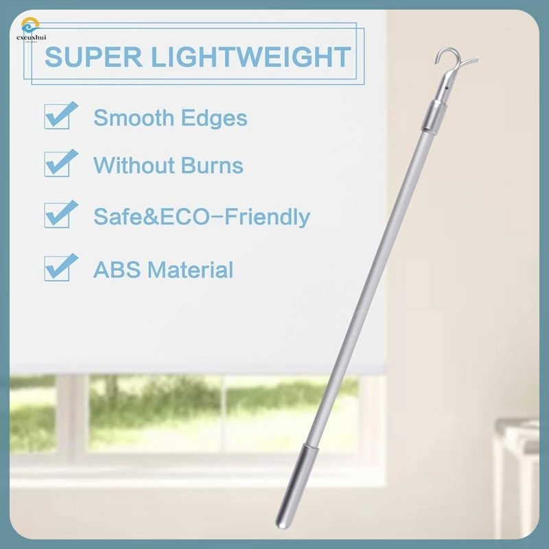 Venetian Curtain Hanging Rod Pull Drapery Rods Tension Blind Stick ...