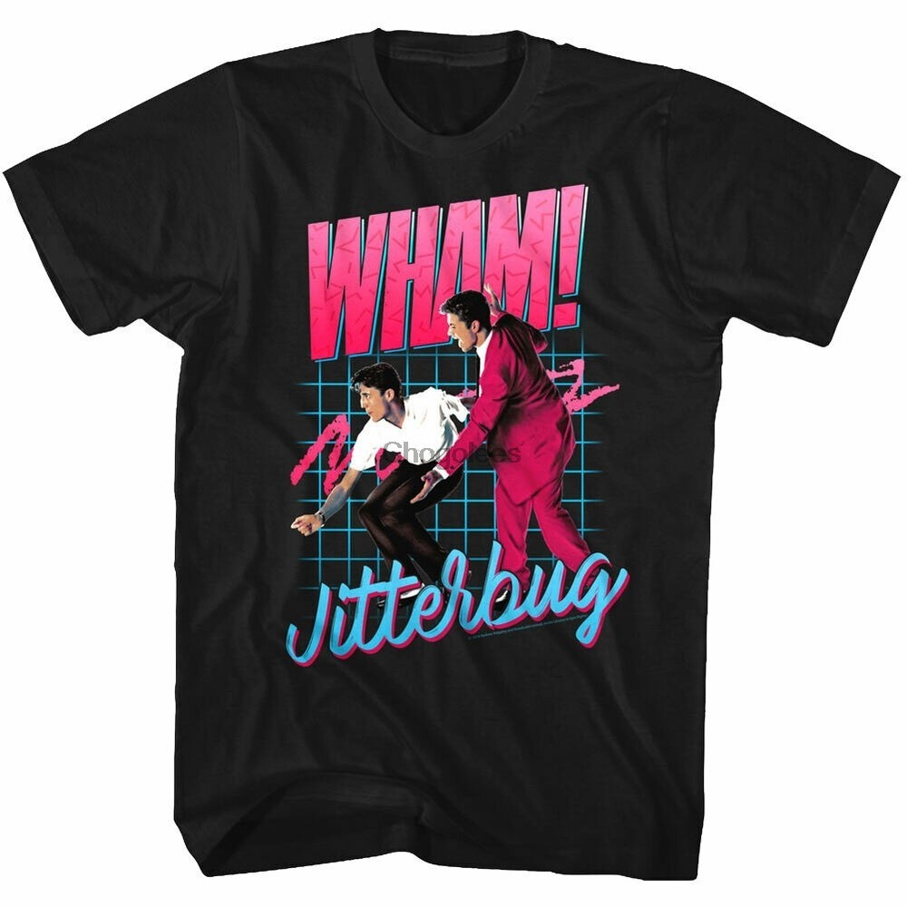 Wham George Michael Jitterbug Album Cover Art Men's T Shirt Pop Music ...