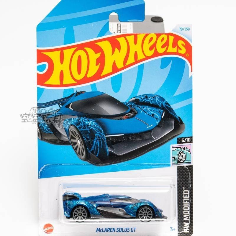 No. 70 McLAREN SOLUS GT McLAREN Blue Hot Wheels Alloy Small Sports Car ...