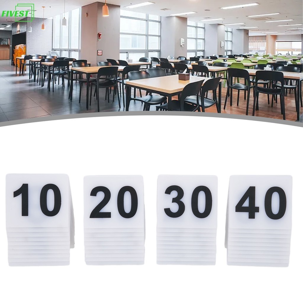 FIVEST| Table number signs 1-40 Table numbering Table display Table ...