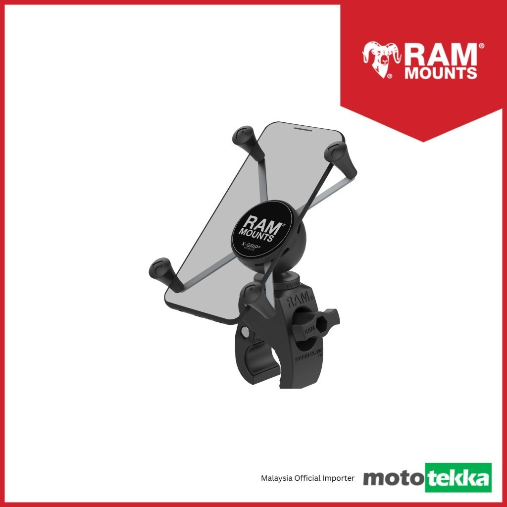 RAM Mounts X-Grip Large Phone Mount with RAM Snap-Link Tough-Claw (RAM ...