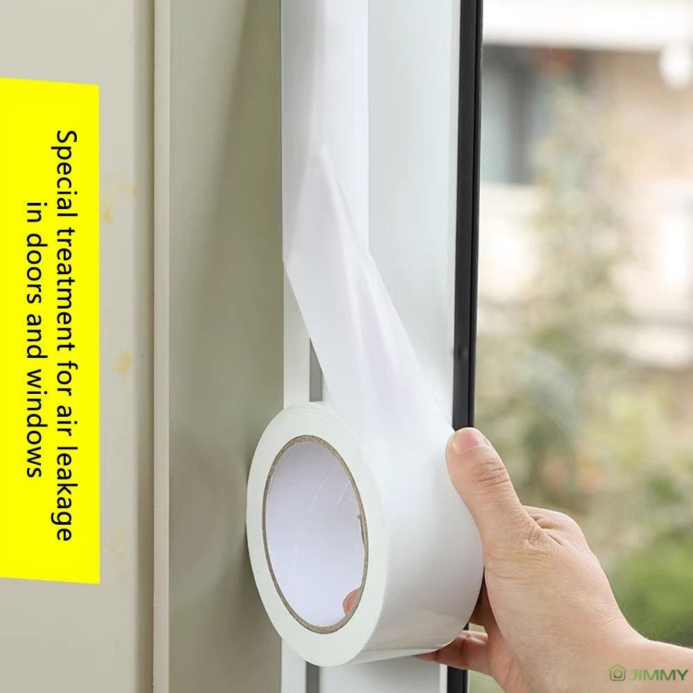 6.20M Window Sealing Isolation Tape Clear Plastic Weatherproof Seal ...