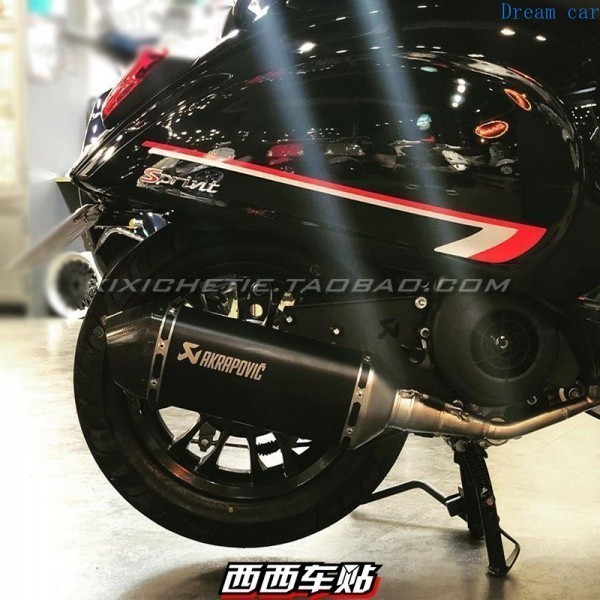 Boutique Car Stickers vespa Motorcycle Sprint 150S Sprint Spring Body ...