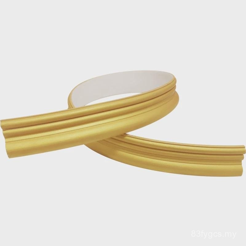 PVC Garis Lembut Latar Belakang Dinding Siling Trim Tepi Hiasan Jalur ...