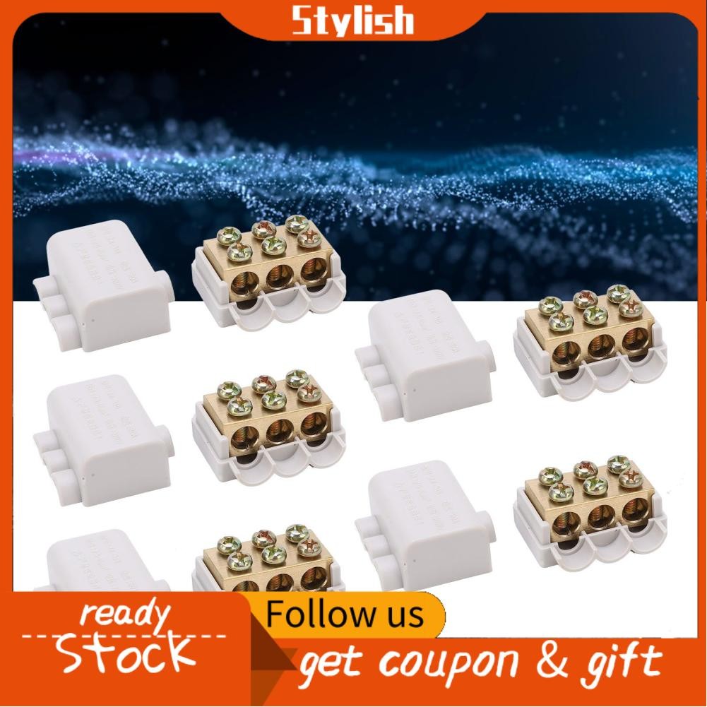 Stylish365 Electrical Cable Junction Box 1 in 2 Output 1000V ...
