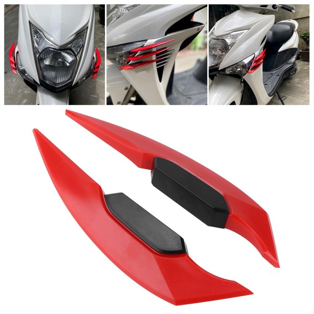 Shopp Diydeg Aerodynamic Motorcycle Winglets 1 Pair Decorative ...