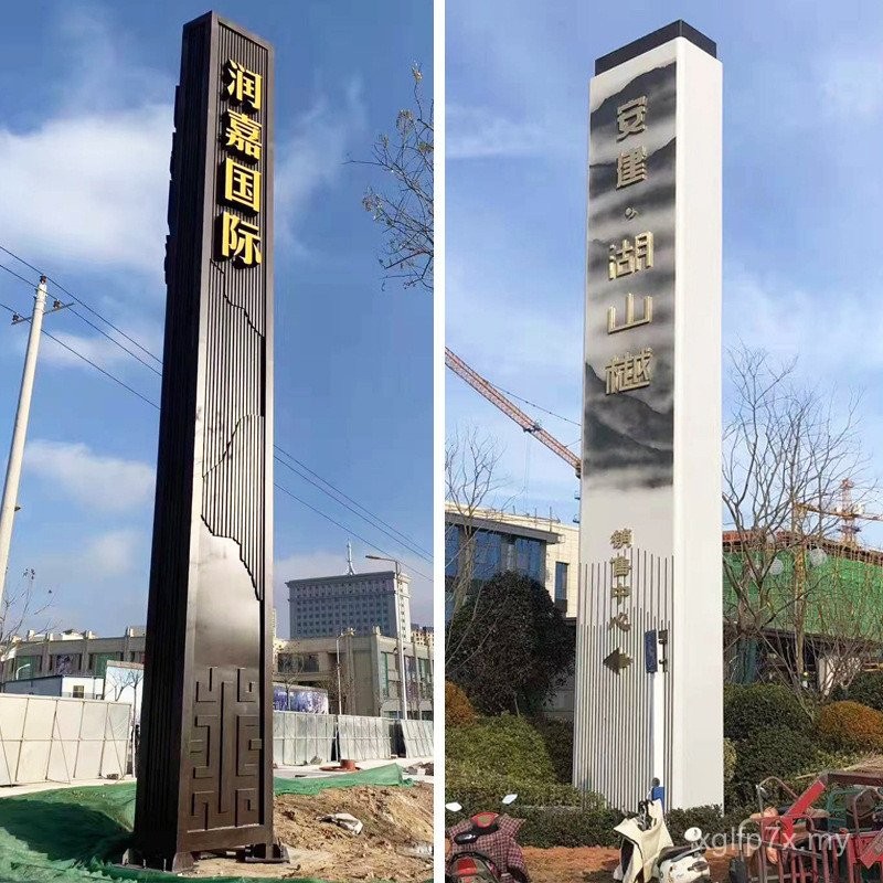 Stainless Steel View Area Sign Parking Mall Shopping Mall Sales Station ...