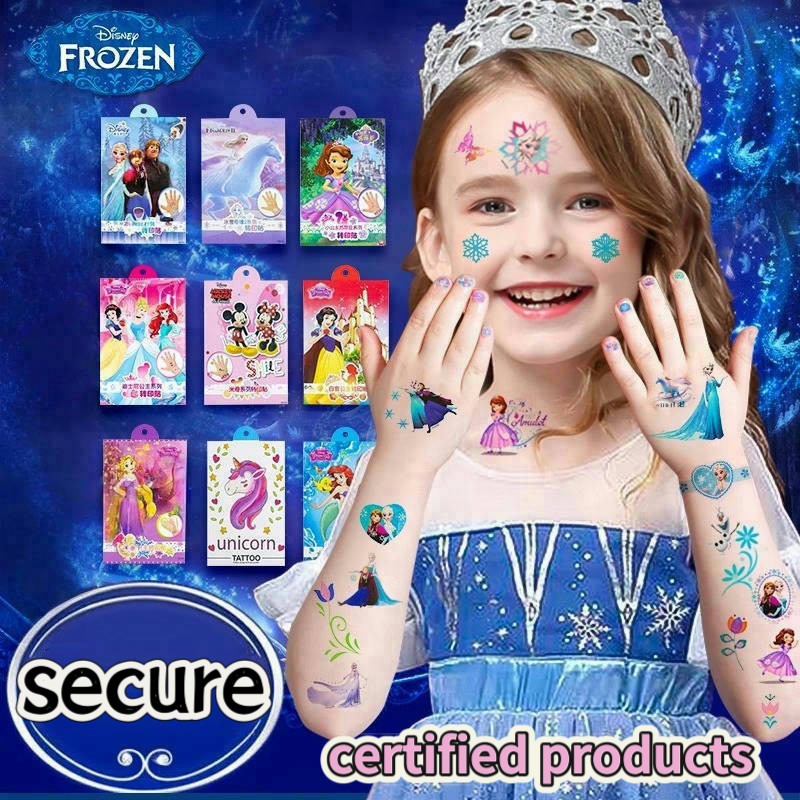 Children's Dress up Girl Toy Stickers Reward Stickers Disney Tattoo ...