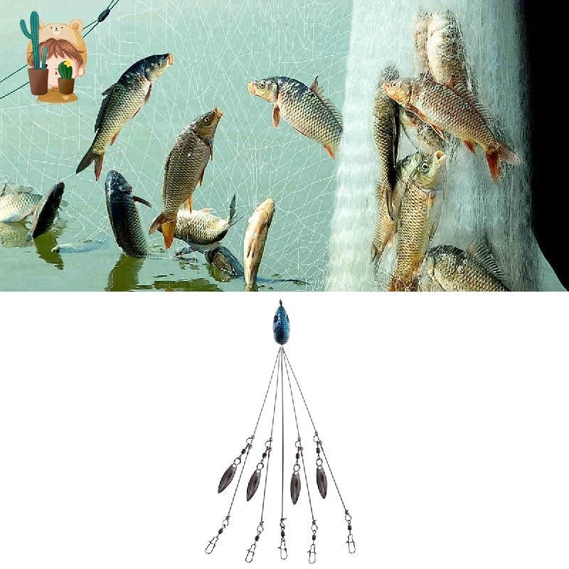 Umbrella Fishing lure Rig 5 Arms Alabama Rig Head Swimming Bait Bass ...