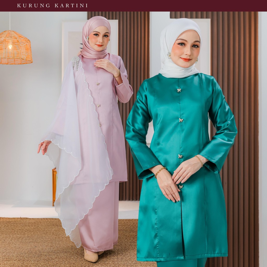 KURUNG KARTINI Baju Kurung Riau Modern Klasik Baju Wanita Muslimah ...
