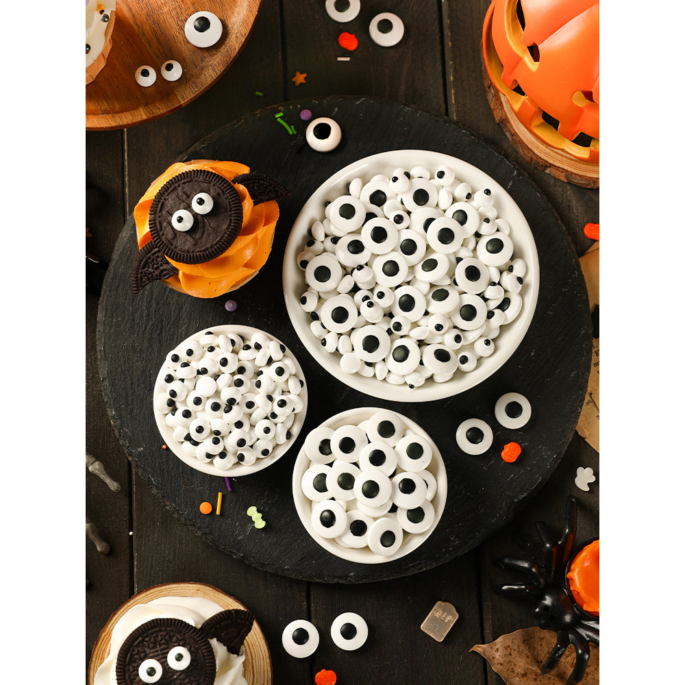 Halloween Cute Little Eyes Bebola Mata Berwarna Gula-gula Manik Labu ...
