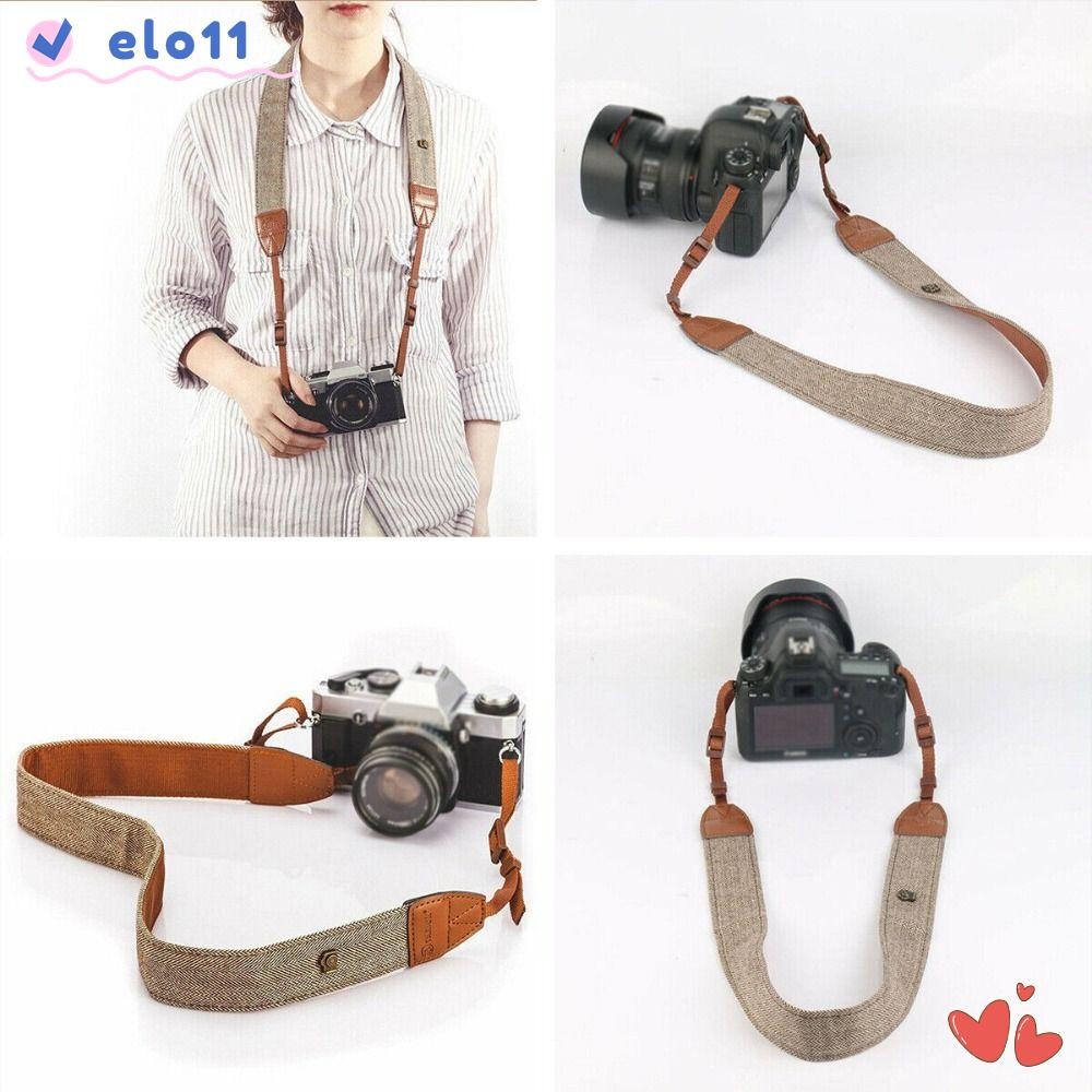 ELO11 Shoulder Neck Belt, Camera Accessories Cotton Leather Camera ...