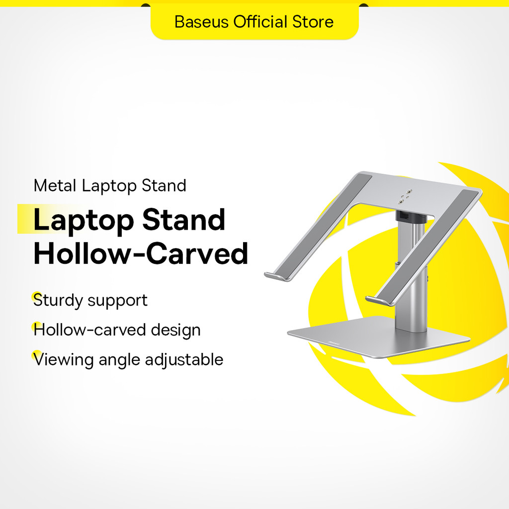 Baseus Laptop Stand Adjustable Non-slip Desktop Laptop Holder Aluminum ...