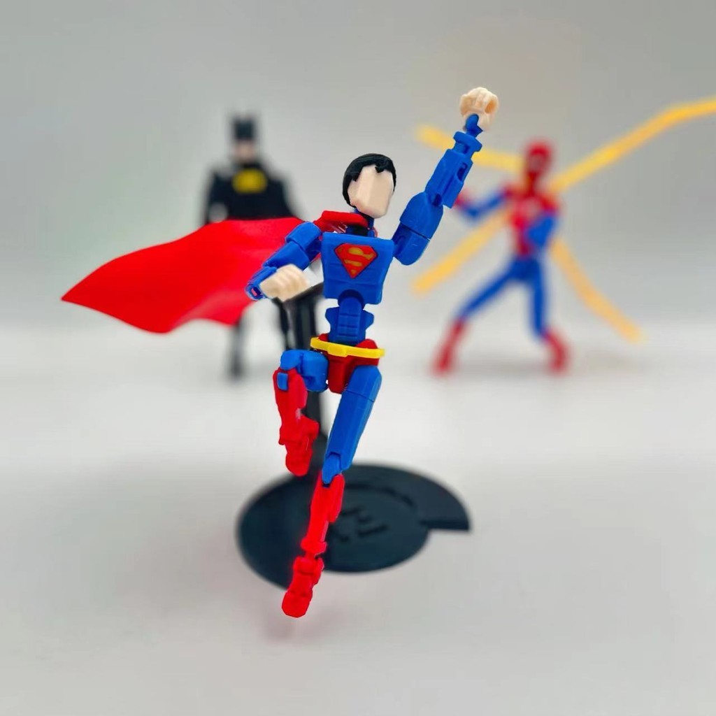 3d Printing Joint Man Multi-Joint Action Figure Assembling Toy Spider ...
