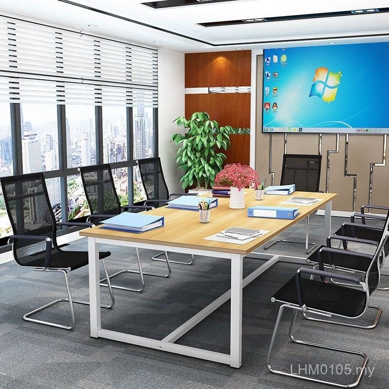 Conference Table Office Combination Minimalist Negotiation Small Simple ...